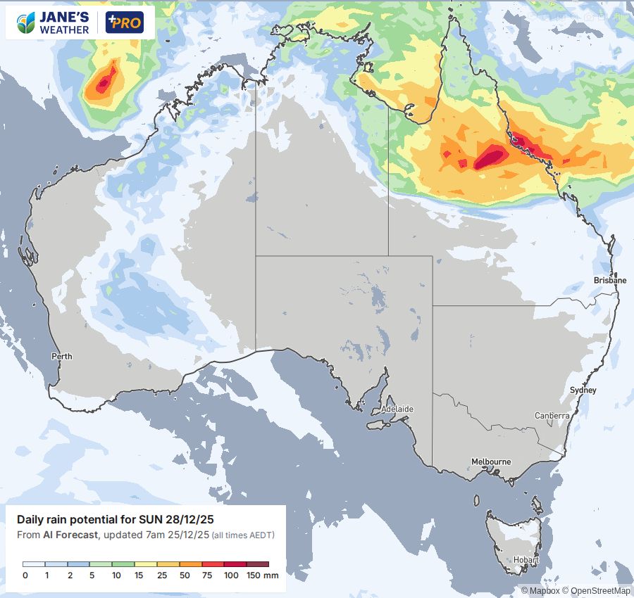 Day 4 rain outlook