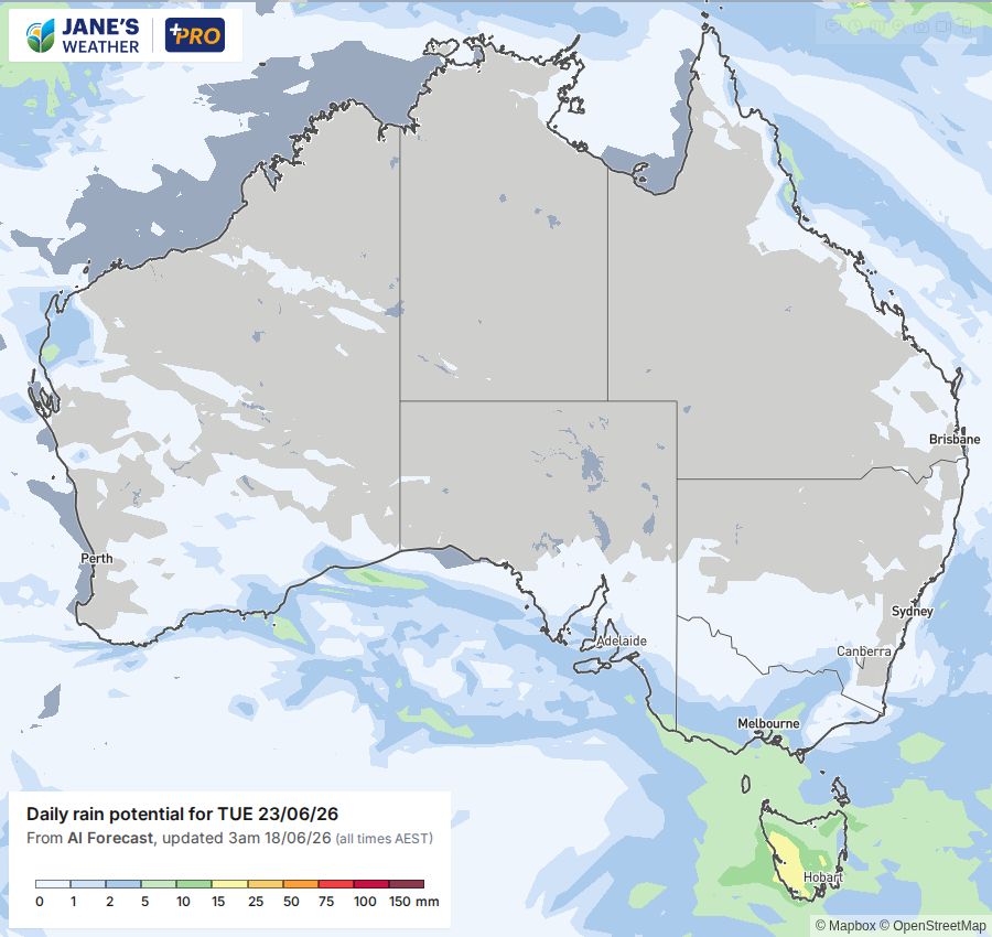 Day 5 rain outlook